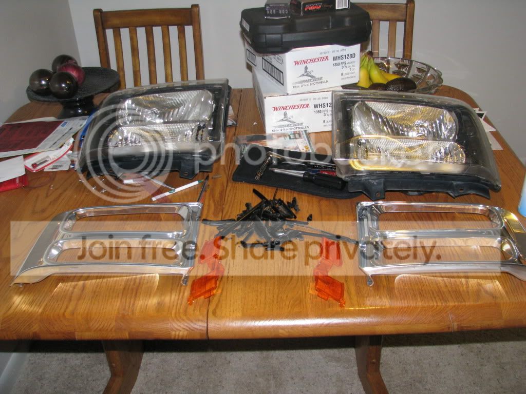 Custom painted headlights/Harley Headlights DIY | Ford Powerstroke ...