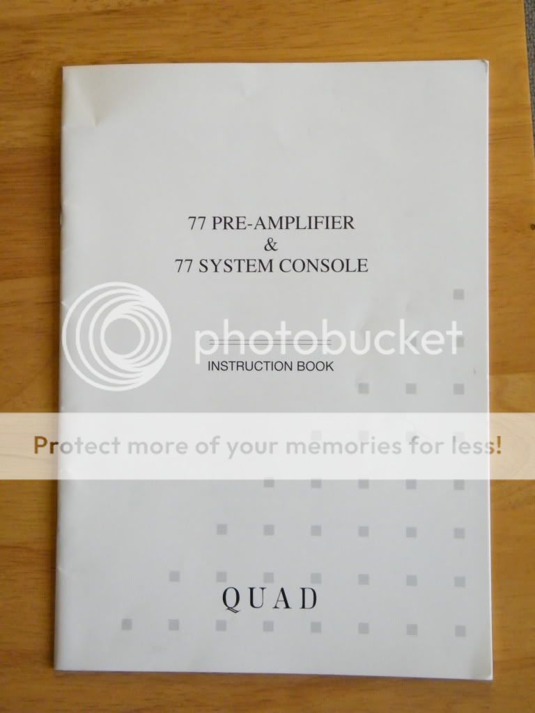FS: Quad 77 preamp + Control Console