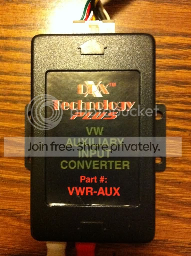 FS: AUX input for stock stereo | VW Vortex - Volkswagen Forum